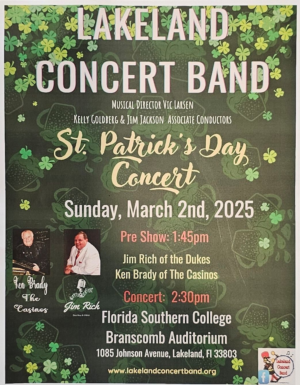 St. Patrick’s Day Concert 2025 | Lakeland Concert Band