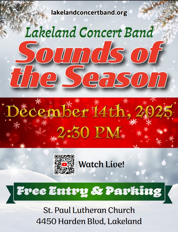 Sounds of the Season – Free Concert by Lakeland Concert Band | Lakeland ...